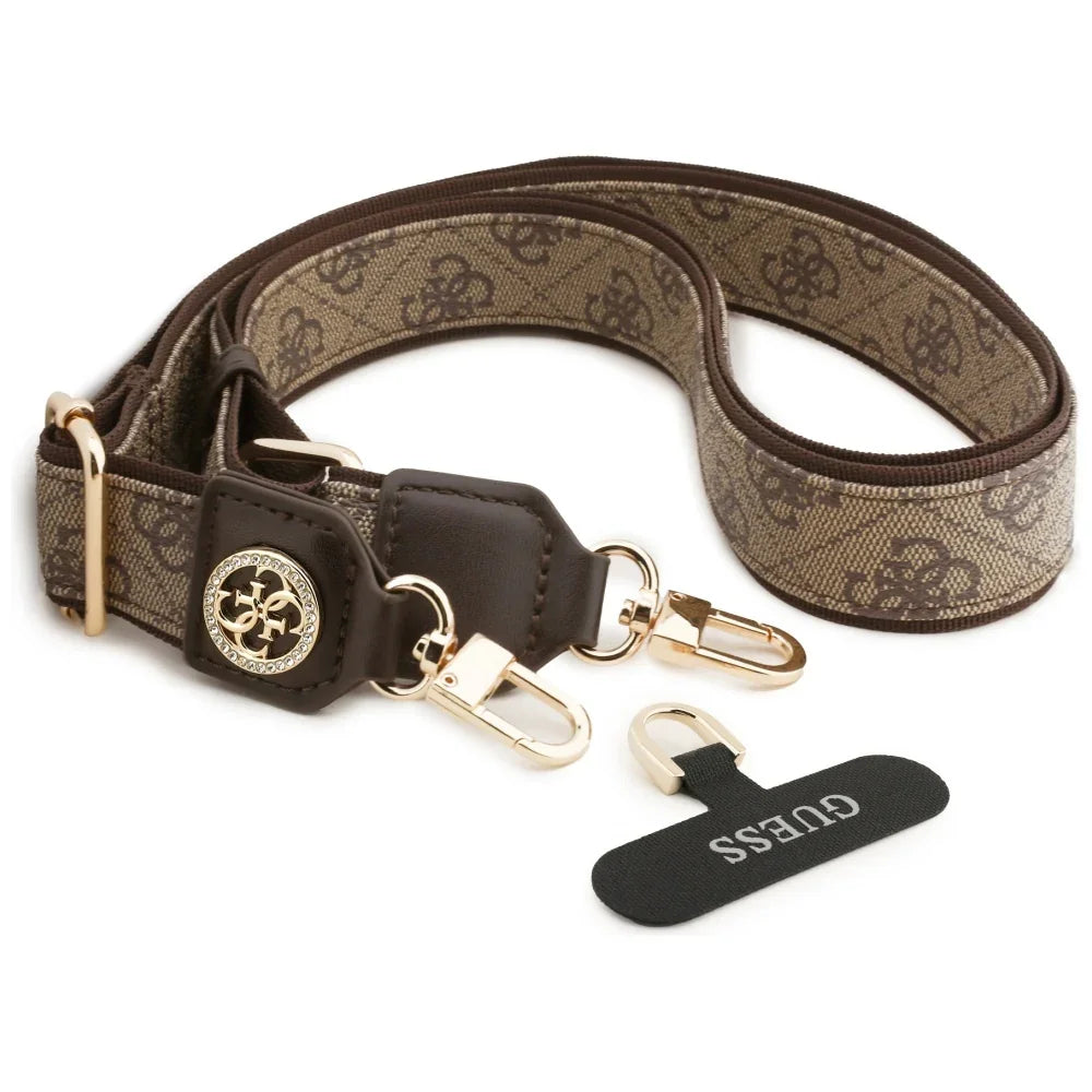 Guess CBDY 4G Tether Patch Strass Metal Logo - Universal Λουράκι για Θ