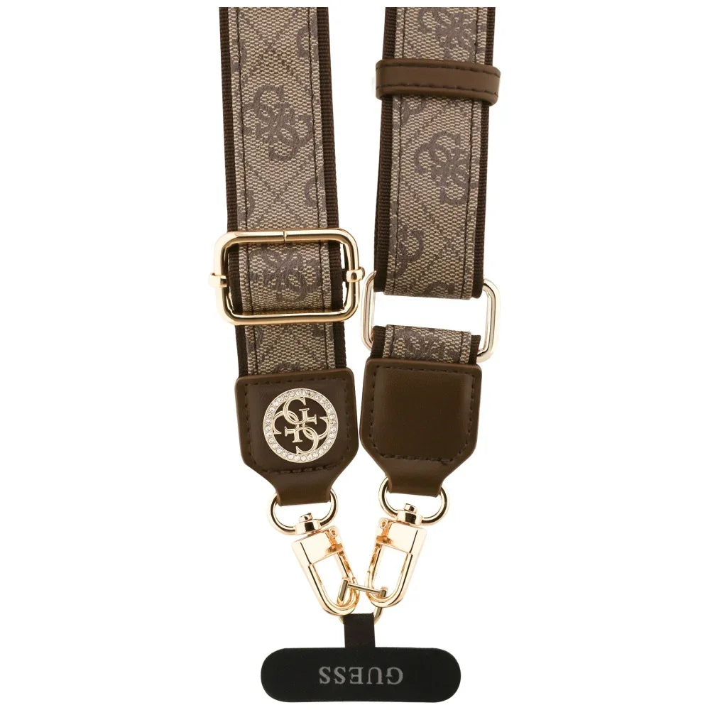 Guess CBDY 4G Tether Patch Strass Metal Logo - Universal Λουράκι για Θ