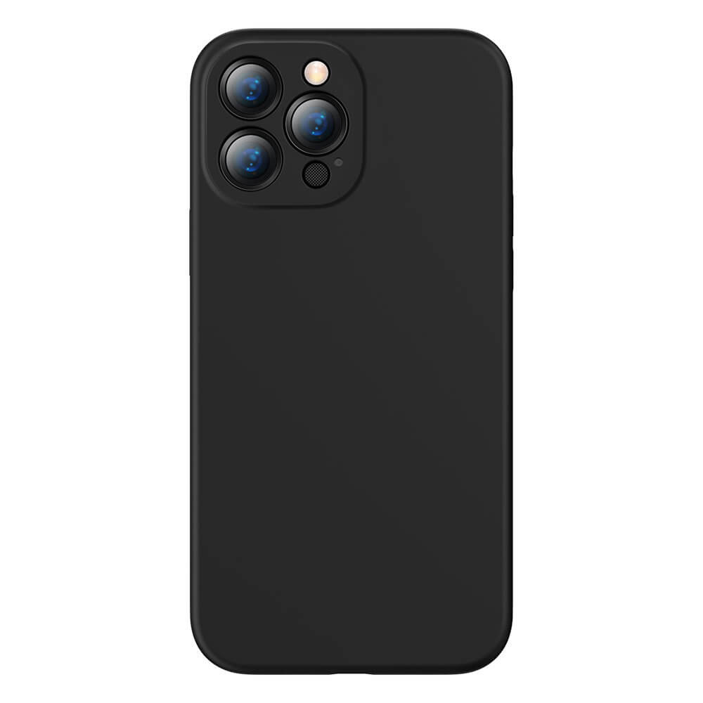 Baseus iPhone 13 Pro Liquid Gel Θήκη Σιλικόνης Rubber - Black - ARYT00